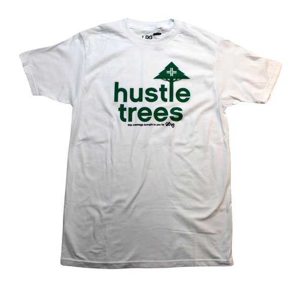 Lrg | Shirts | Lrg Lifted Research Group Hustle Trees Mens White Green ...
